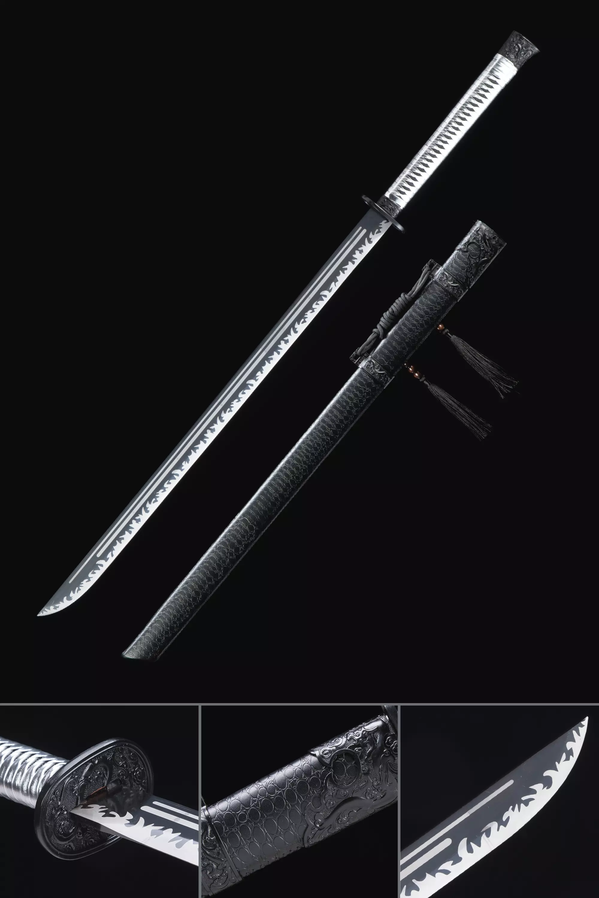Ninja Combat Sword | Handmade Japanese Ninjato Sword High Manganese ...