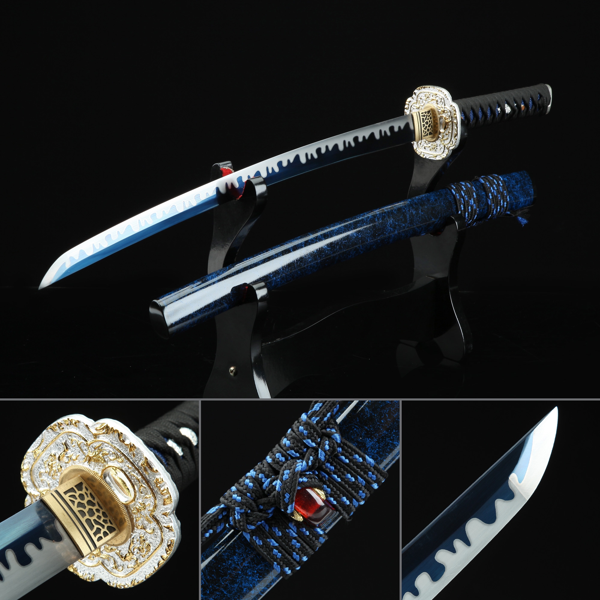 Handmade High-performance Manganese Steel Blue Theme Hand Sharpening ...