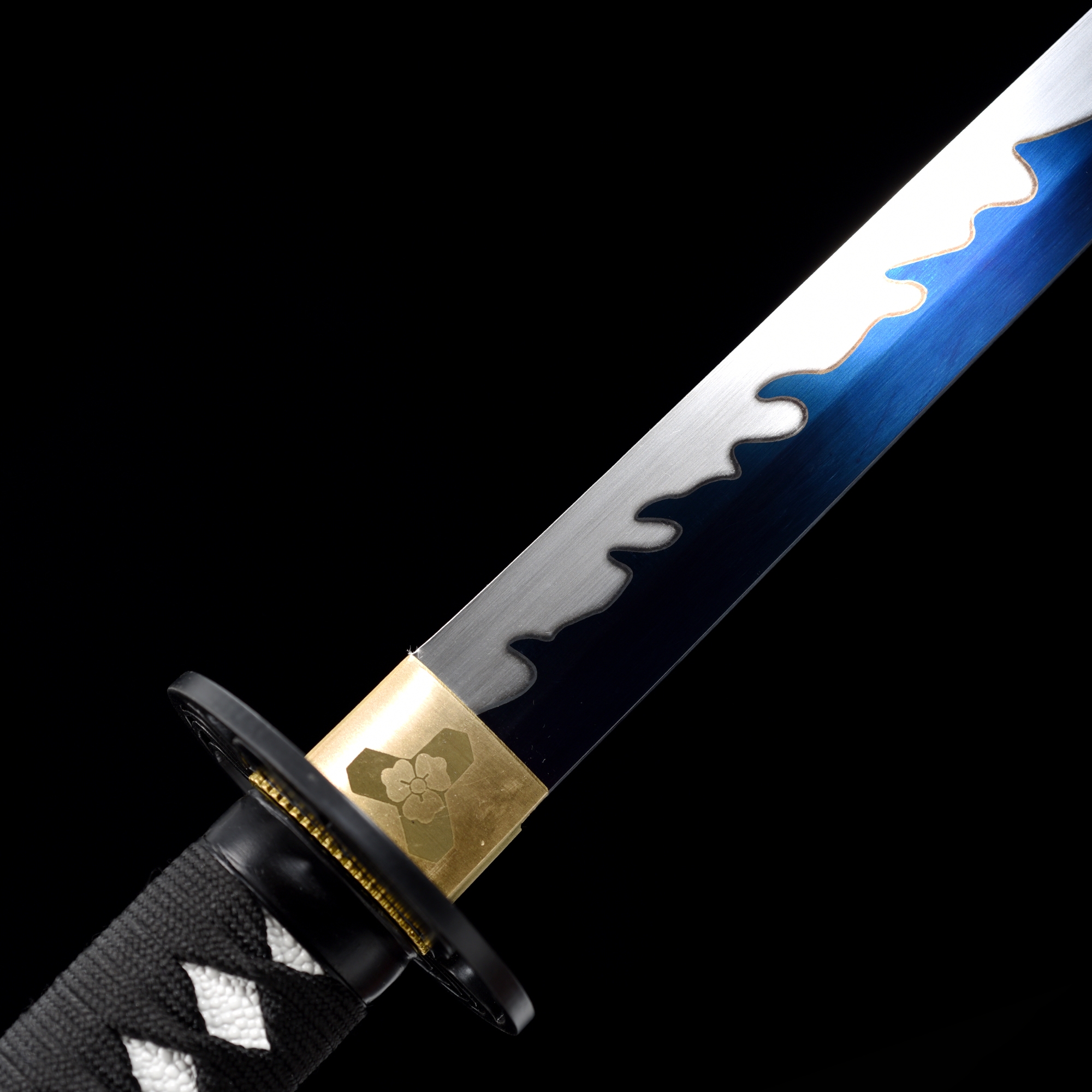 Handmade High Manganese Steel Blue Blade Real Japanese Ninjato Ninja ...