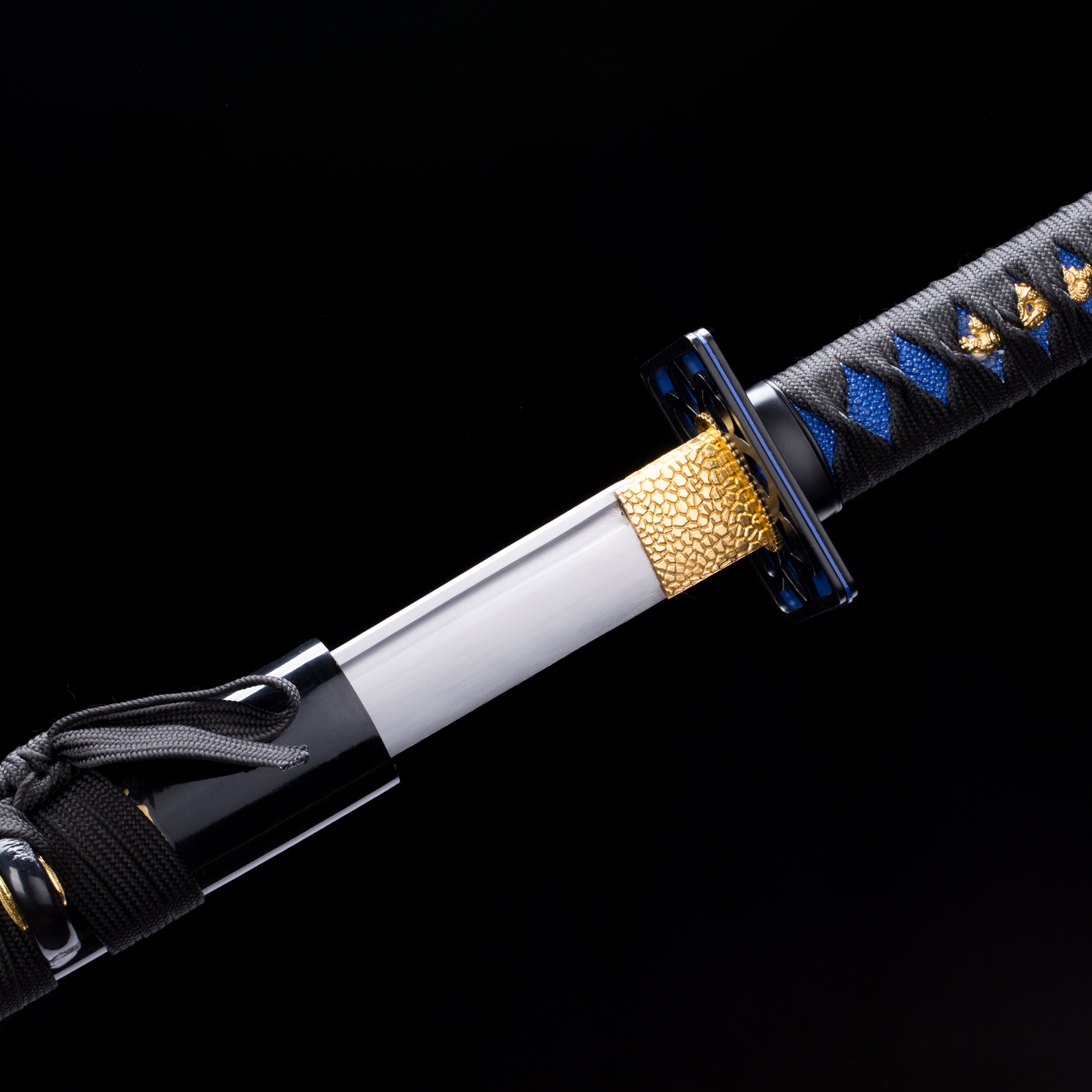 Handmade Spring Steel Straight Blade Chokuto Japanese Ninjato Ninja ...