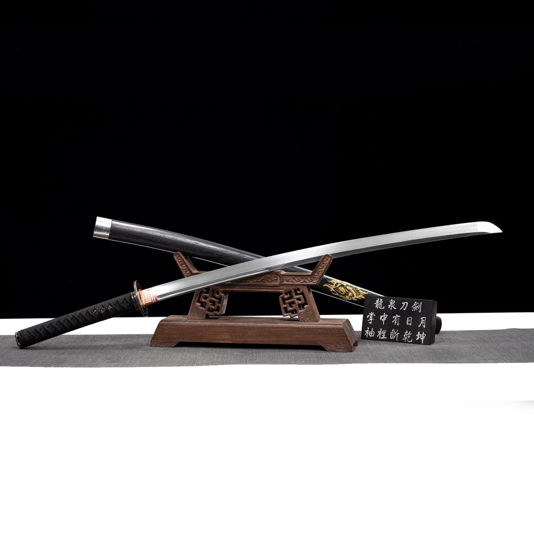 Handmade 608 Damascus Steel Hand Sharpening Katana Samurai Swords With ...