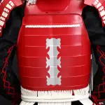 Handmade Red Japanese Samurai Armor For Yukimura Sanada With Brown Deer ...