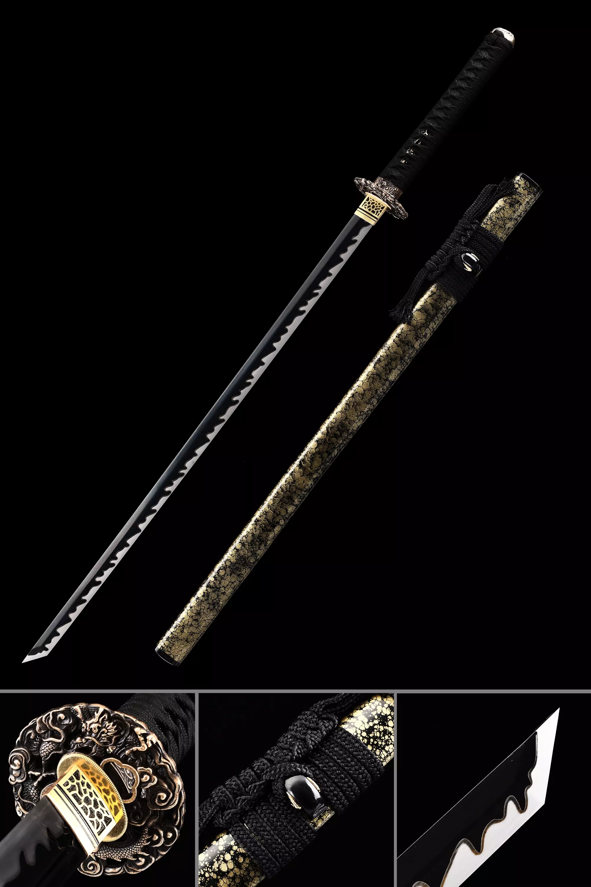 épée Ninja Dragon | Épée Ninjato Japonaise Faite à La Main Pleine ...