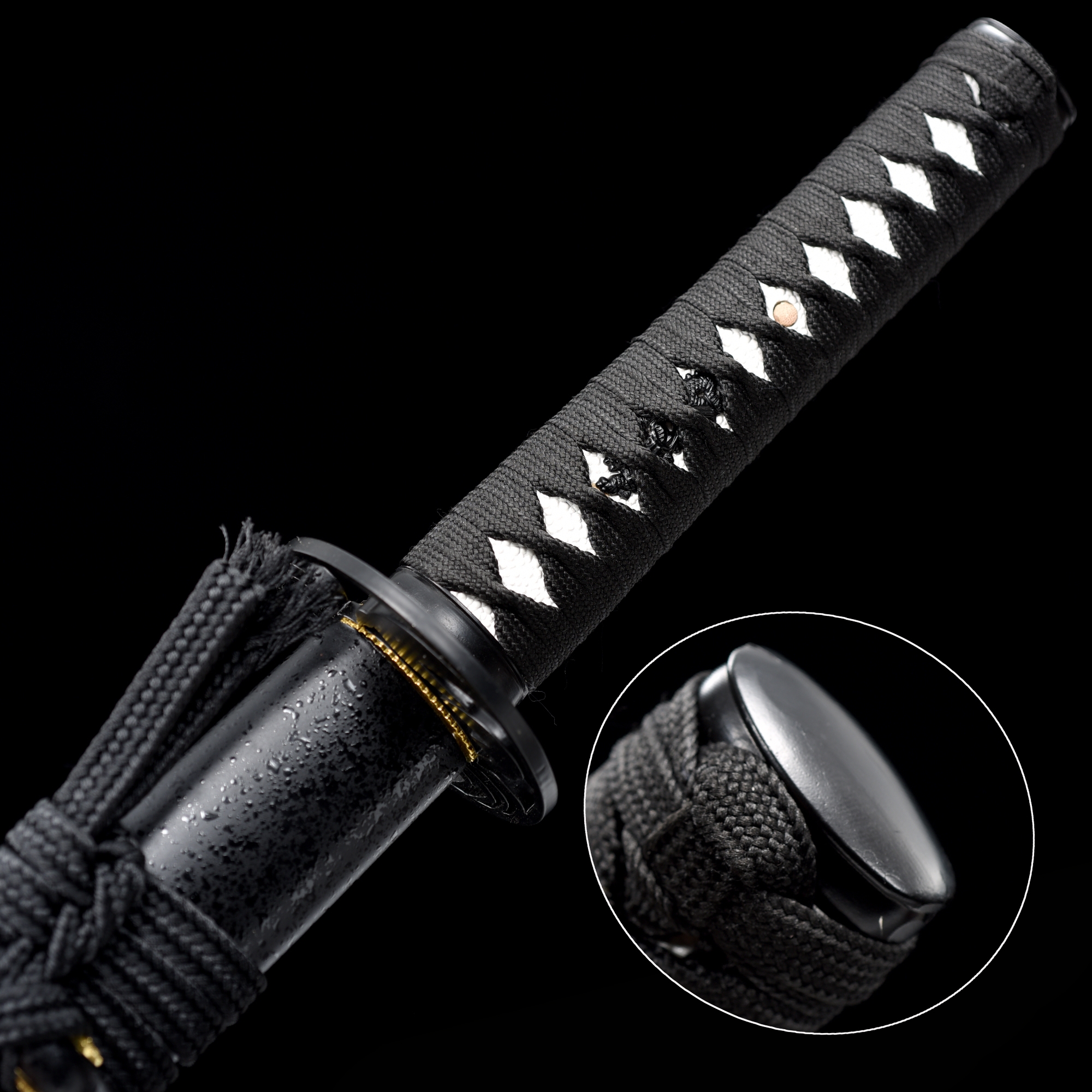 Handmade High Manganese Steel Blue Blade Real Japanese Ninjato Ninja ...