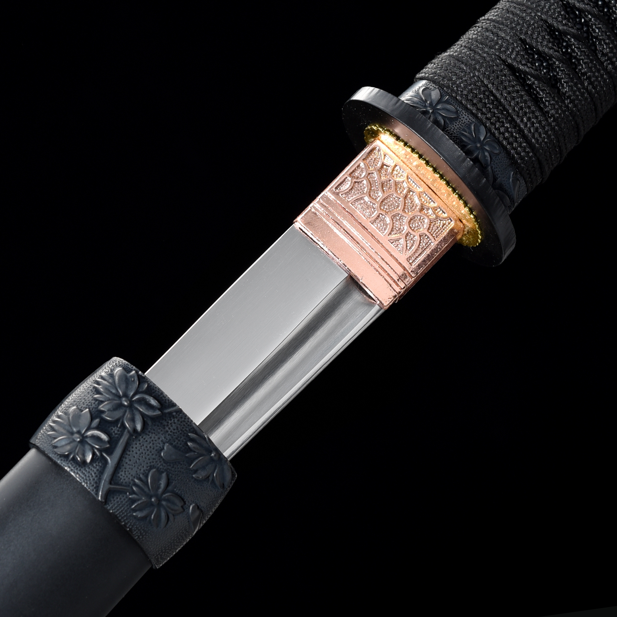Handmade High Manganese Steel Real Japanese Samurai Hamidashi Tanto ...