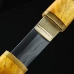 Tanto Sword | Folded Melaleuca Steel Tanto with Natural Hardwood ...