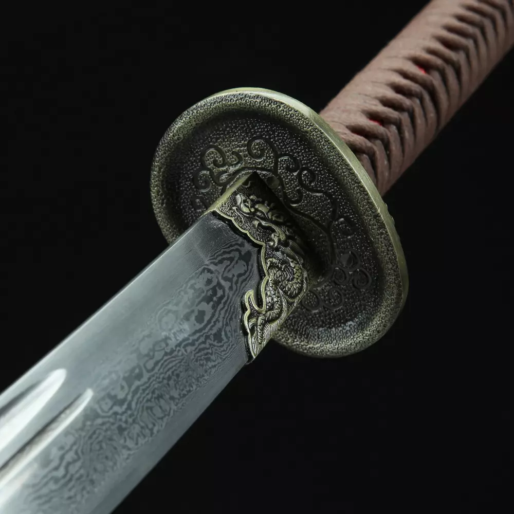 Fully Handmade Real Chinese Qing Dynasty Sword Qing Dao With Scabbard ...