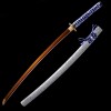 Hand Forged Rose Gold Blade Katana Samurai Swords With Granite Style ...