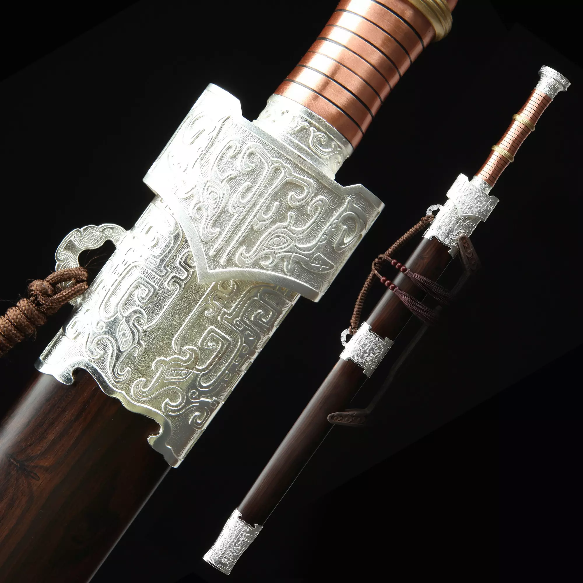 Eight-sided Han Sword | High-performance 1000 Layer Folded Steel Real ...