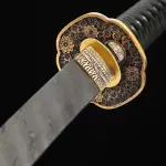 Orange Katana | Handmade Orange Japanese Katana Sword Damascus Steel ...