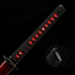 Katana Sword | Handmade Red Japanese Katana Sword With High Manganese ...