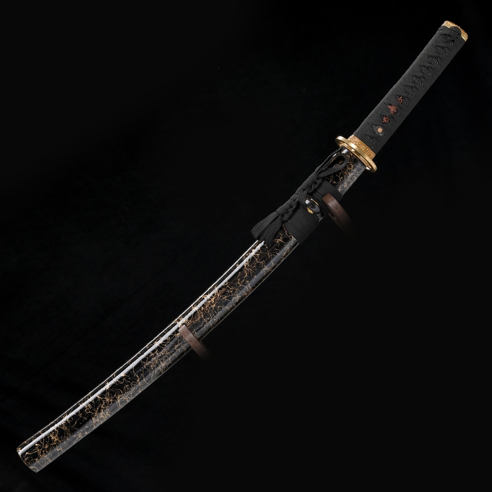 Hand Forged Real Hamon Blade Real Wakizashi Samurai Swords With Cool ...