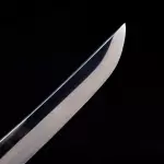 Japanese Tanto | Manganese Steel Tanto with Camo Hardwood Saya - Black ...
