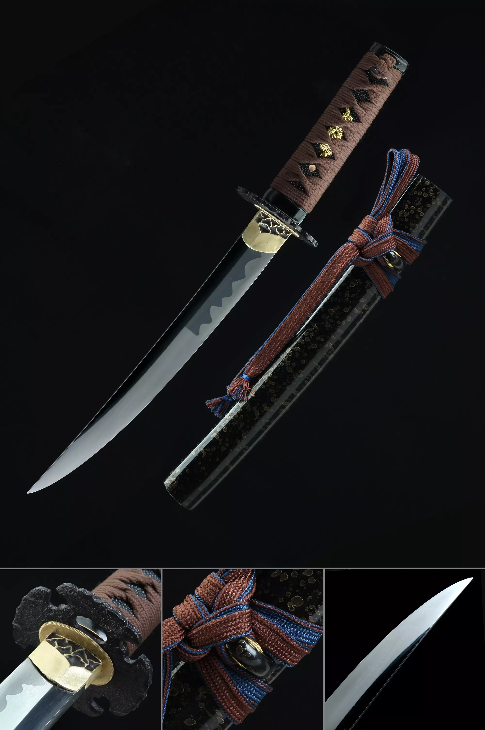 Tanto | Handmade Japanese Tanto Sword T10 Carbon Steel Full Tang ...