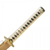 Fully Handmade Gold Printed Blade Japanese Samurai Sword Battle Ready ...
