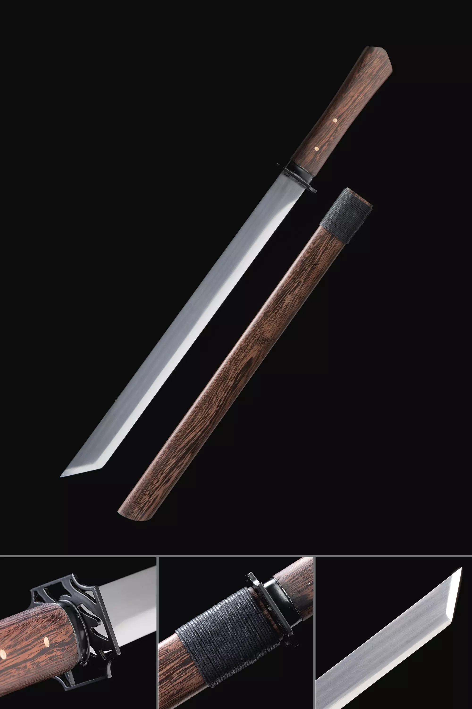 Short Straight Sword | Handmade Japanese Short Tanto Sword High ...