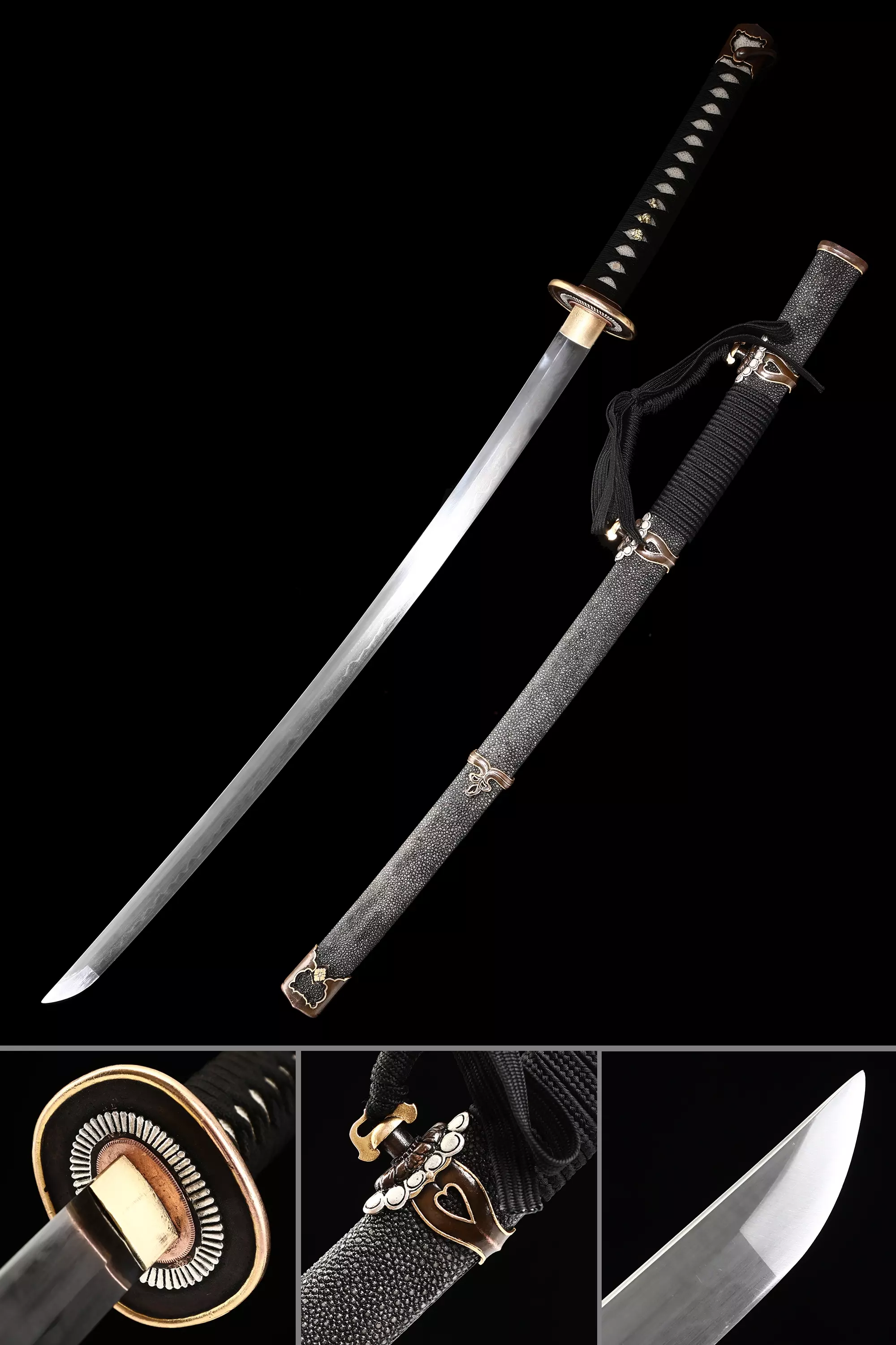 Odachi Sword | Japanese Tachi Odachi Sword With T10 Folded Clay ...