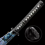 Blue Katana | Handmade Japanese Samurai Sword With Blue Blade And ...