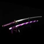 Purple Katana | Handmade Full Tang Katana Sword Damascus Steel With ...