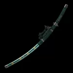 Odachi Sword | Odachi Sword 1095 Carbon Steel with Teal Lacquer Saya ...