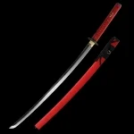 Battle Ready Katana | Ornate Scroll Tsuba T10 Carbon Steel Katana, Real ...