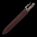 Fantasy Sword | Handmade Fantasy Sword With Dragon Handle And Brown ...