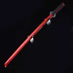 Bokken Sword | Handmade Red Wooden Kendo Stick Bokken Iaido Practice Daito Sparring Training ...