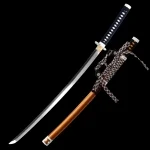 Handcrafted 1095 Carbon Steel Tachi Sword With Dragon Theme Tsuba ...