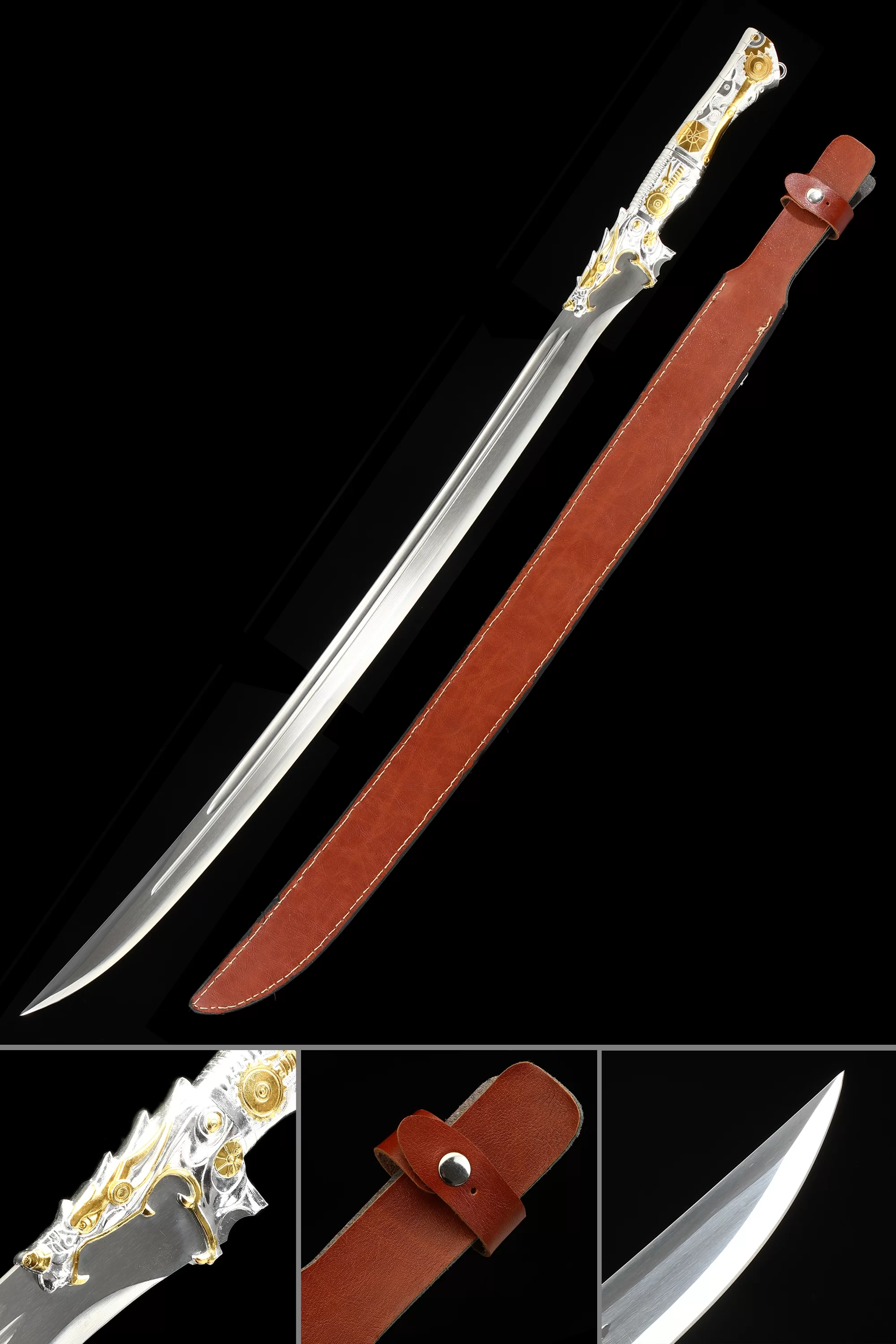 Full Tang Fantasy Sword With 1060 Carbon Steel Blade - TrueKatana