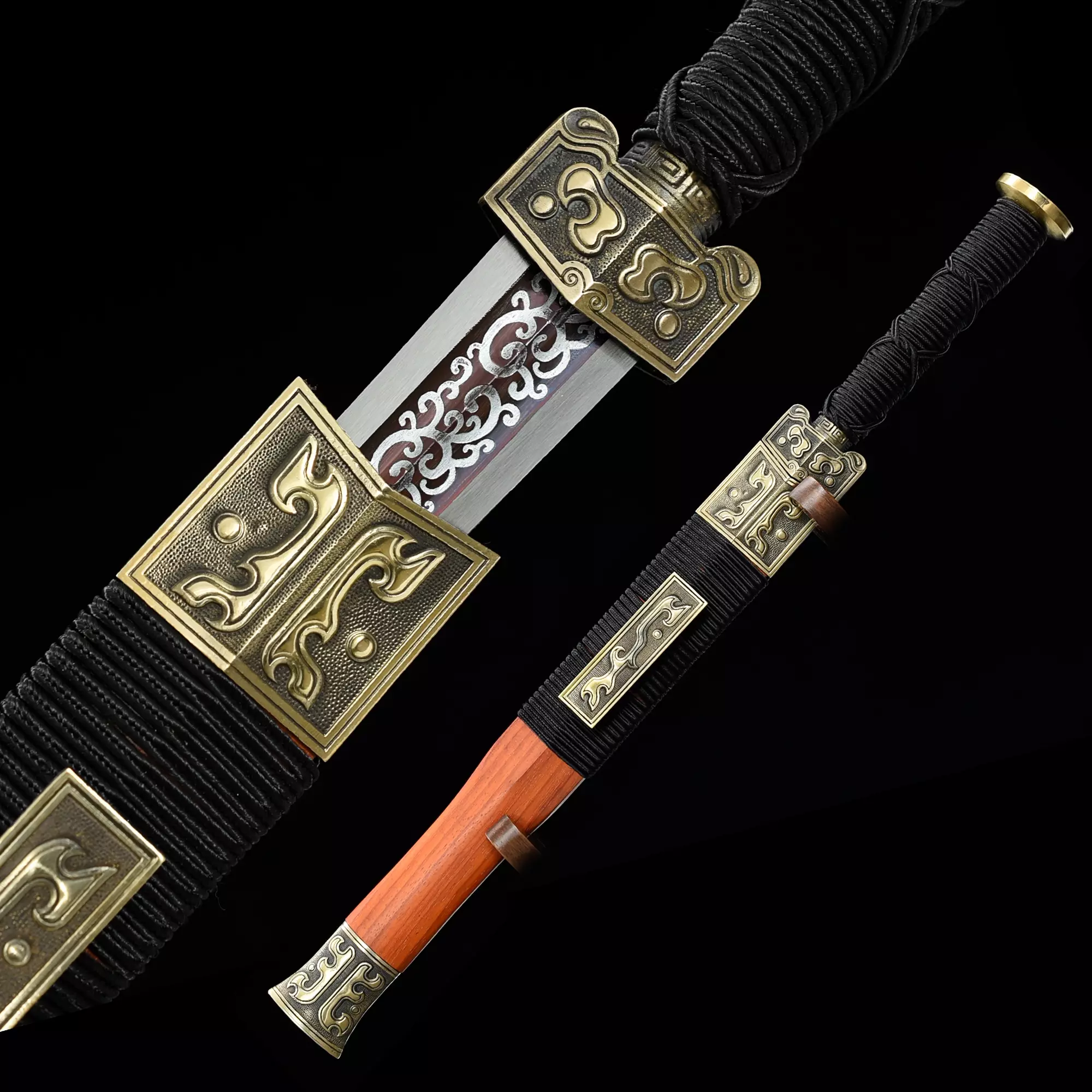 Chinese Short Sword | Handmade High Manganese Steel Chinese Han Dynasty ...