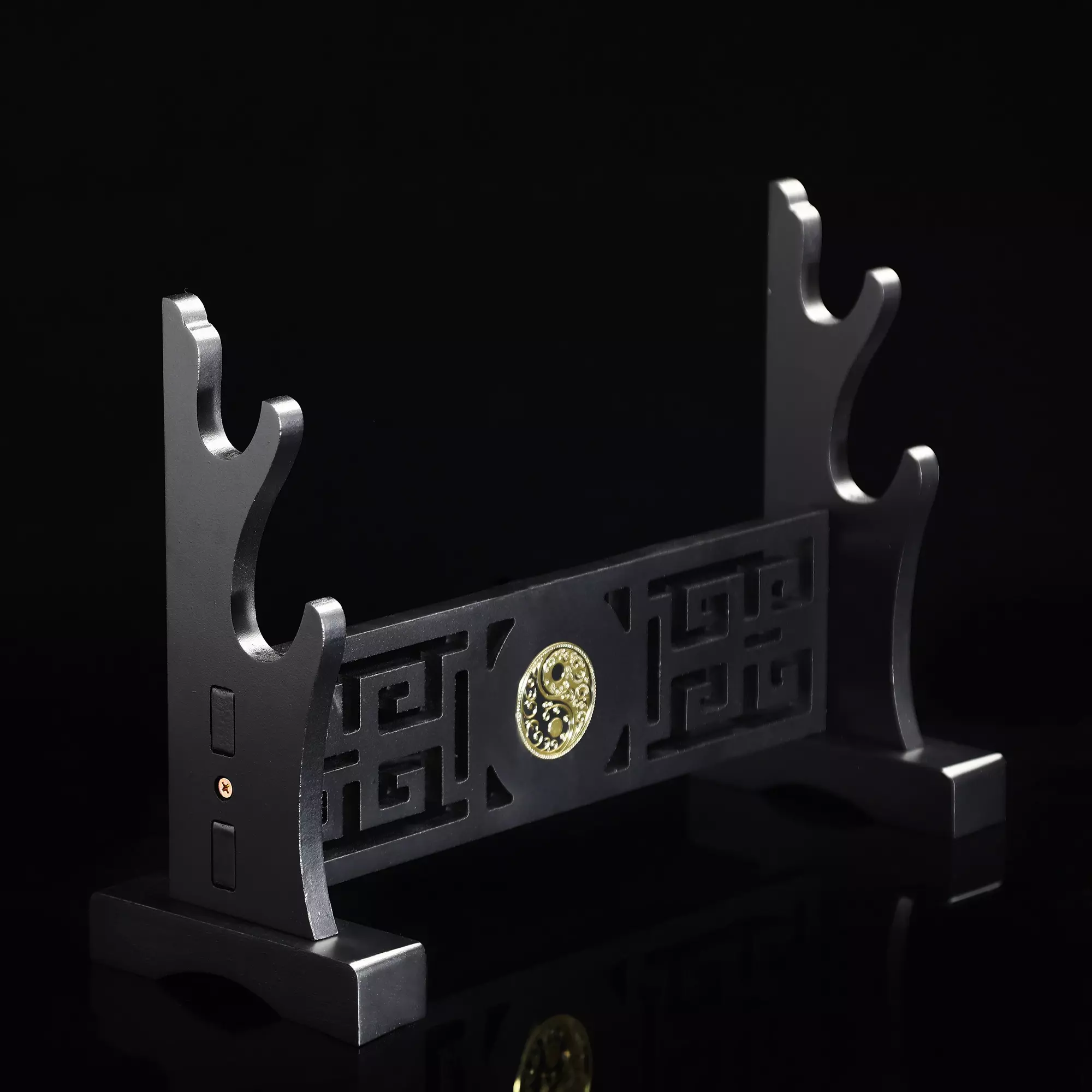 Double Katana Stand | 2 Tiers Sword Table Stand Holder Display Two ...