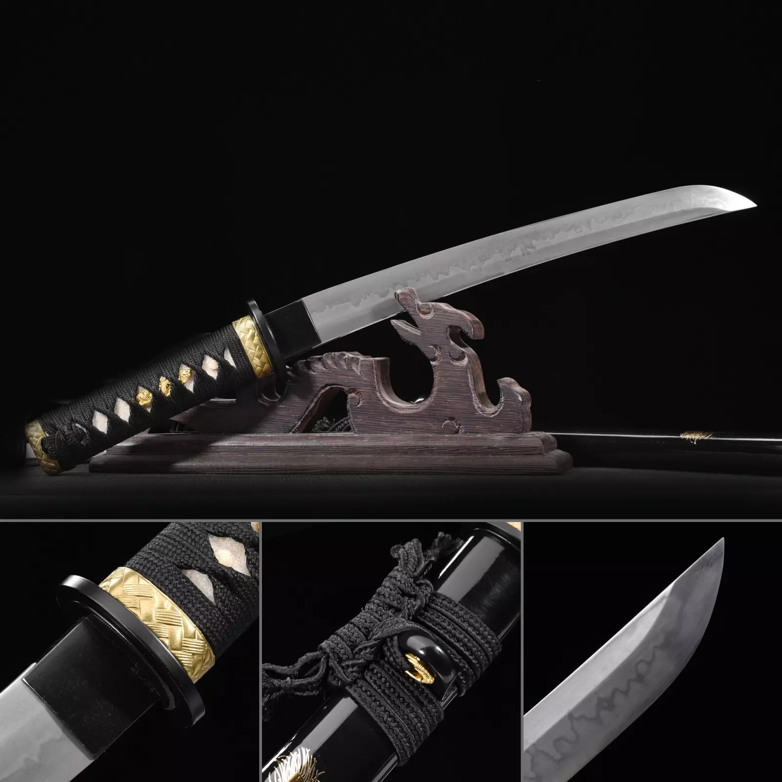 Tanto Blade | Handmade Japanese Tanto Sword T10 Carbon Steel - TrueKatana