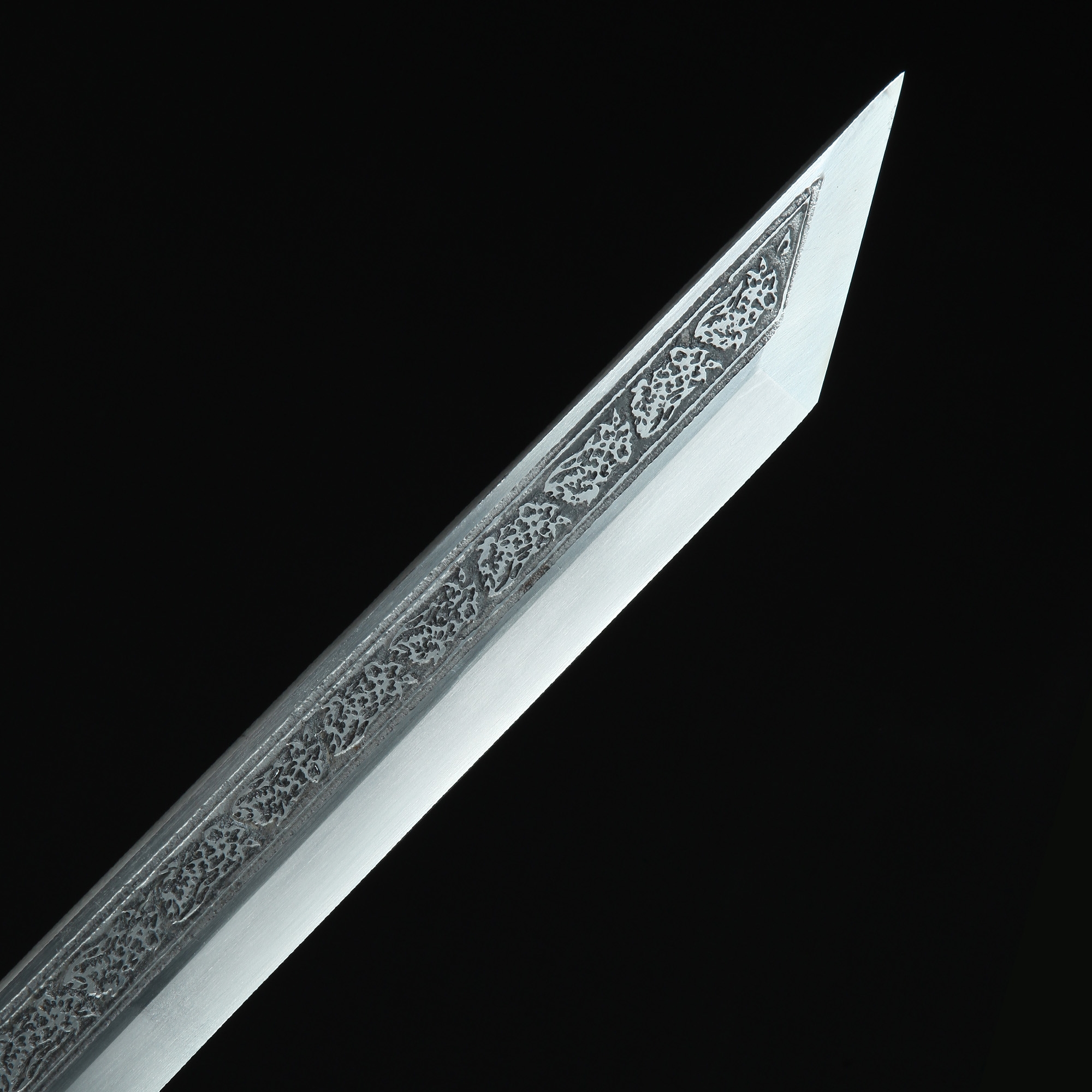 High Manganese Steel Straight Blade Chokuto Japanese Ninjato Ninja ...