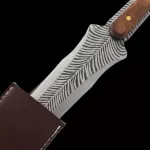 Fantasy Sword | Handmade Fantasy Sword With Brown Leather Saya - TrueKatana