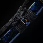 Blue Wakizashi | Handmade Japanese Wakizashi Sword High Manganese Steel ...