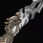 Fantasy Sword | Handmade Fantasy Sword With Dragon Handle And Leather ...
