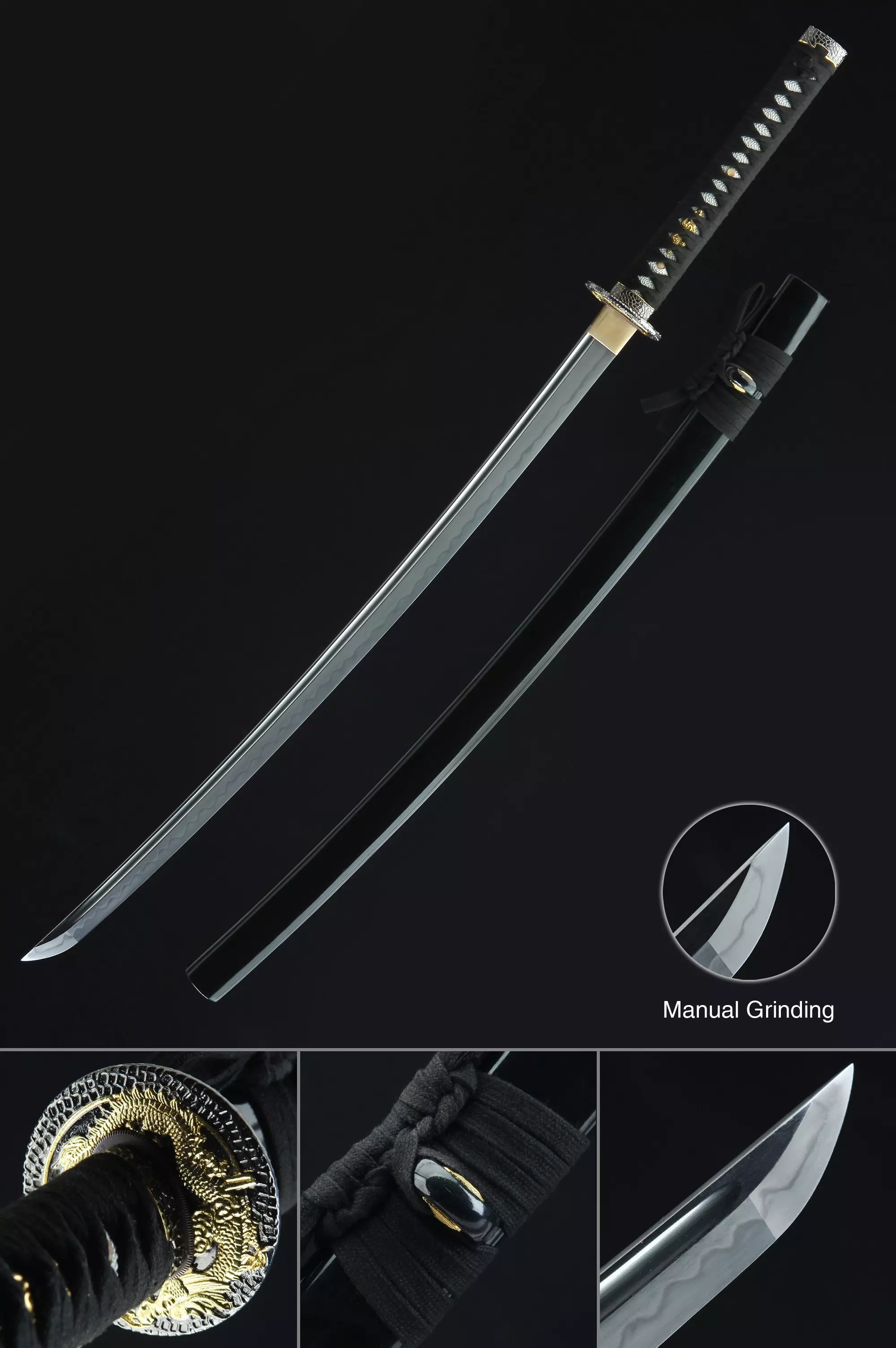 Katana | Handmade Japanese Katana Sword Real Hamon Full Tang - TrueKatana