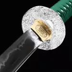 Green And White Katana | Handmade Japanese Katana Sword With Green And ...