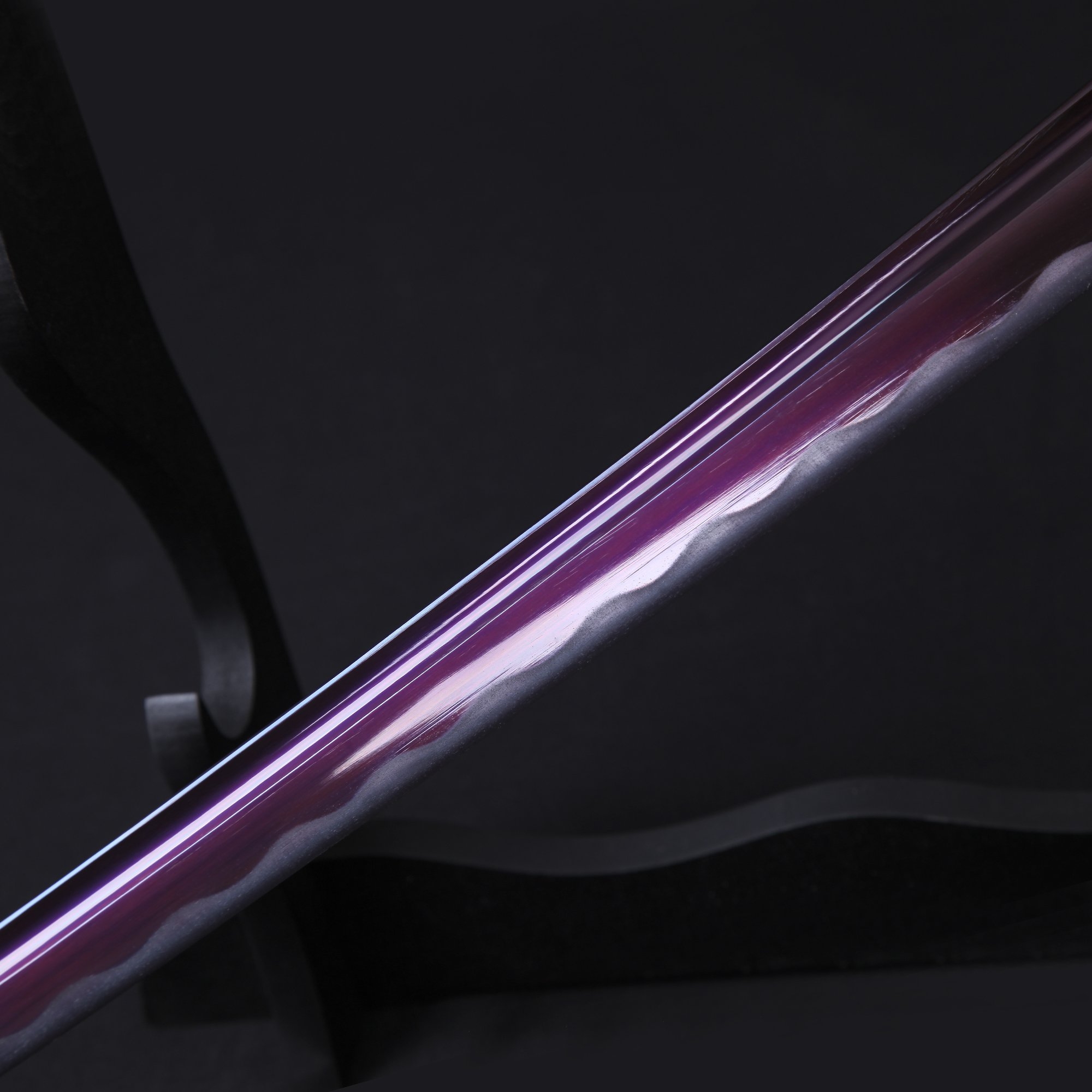 Red And Purple Sword, Handmade Japanese Katana Sword With Purple Blade ...