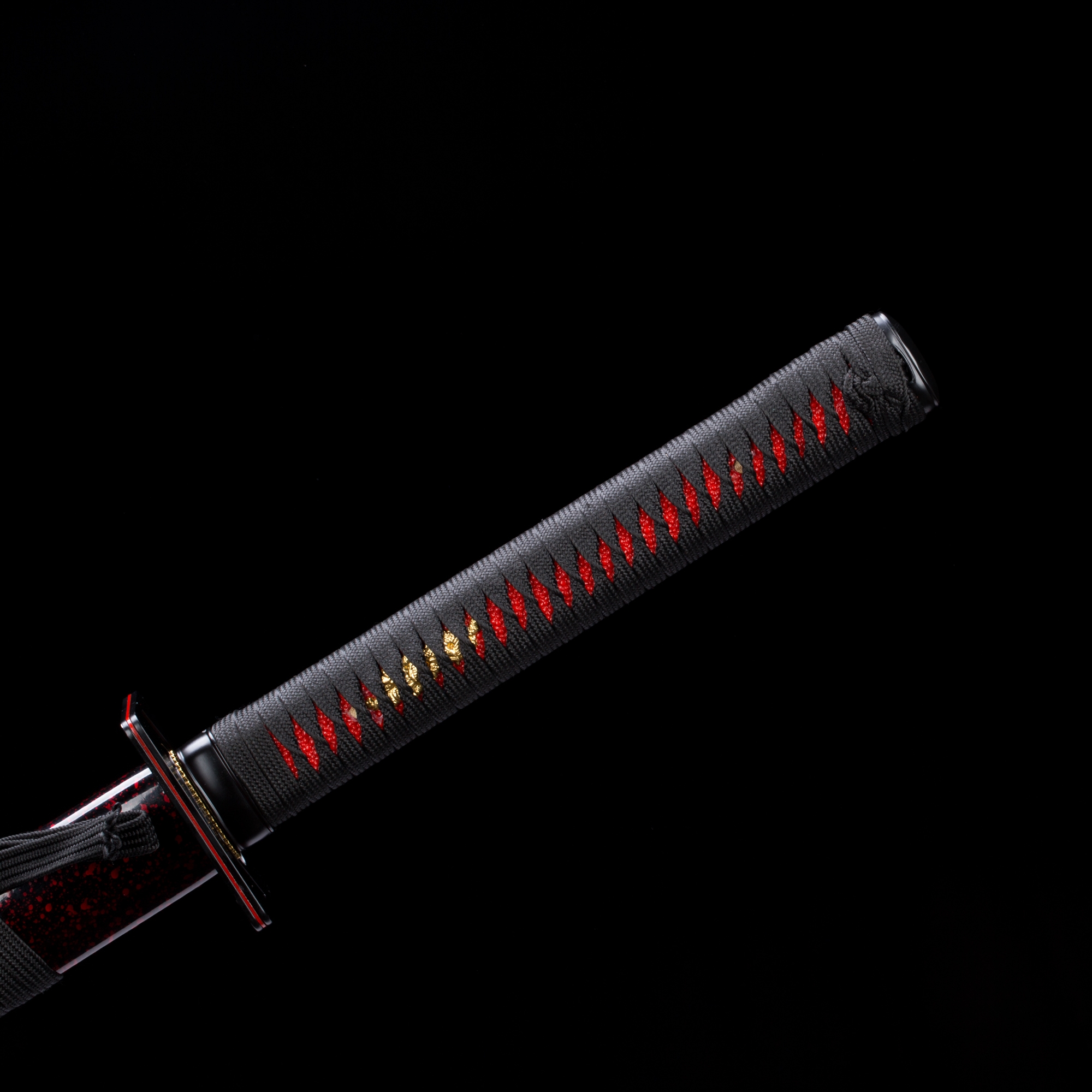 Handmade Straight Blade Chokuto Japanese Ninjato Swords With Black ...