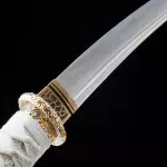 Short Katana | Handmade Tanto Sword T10 Carbon Steel Real Hamon With ...