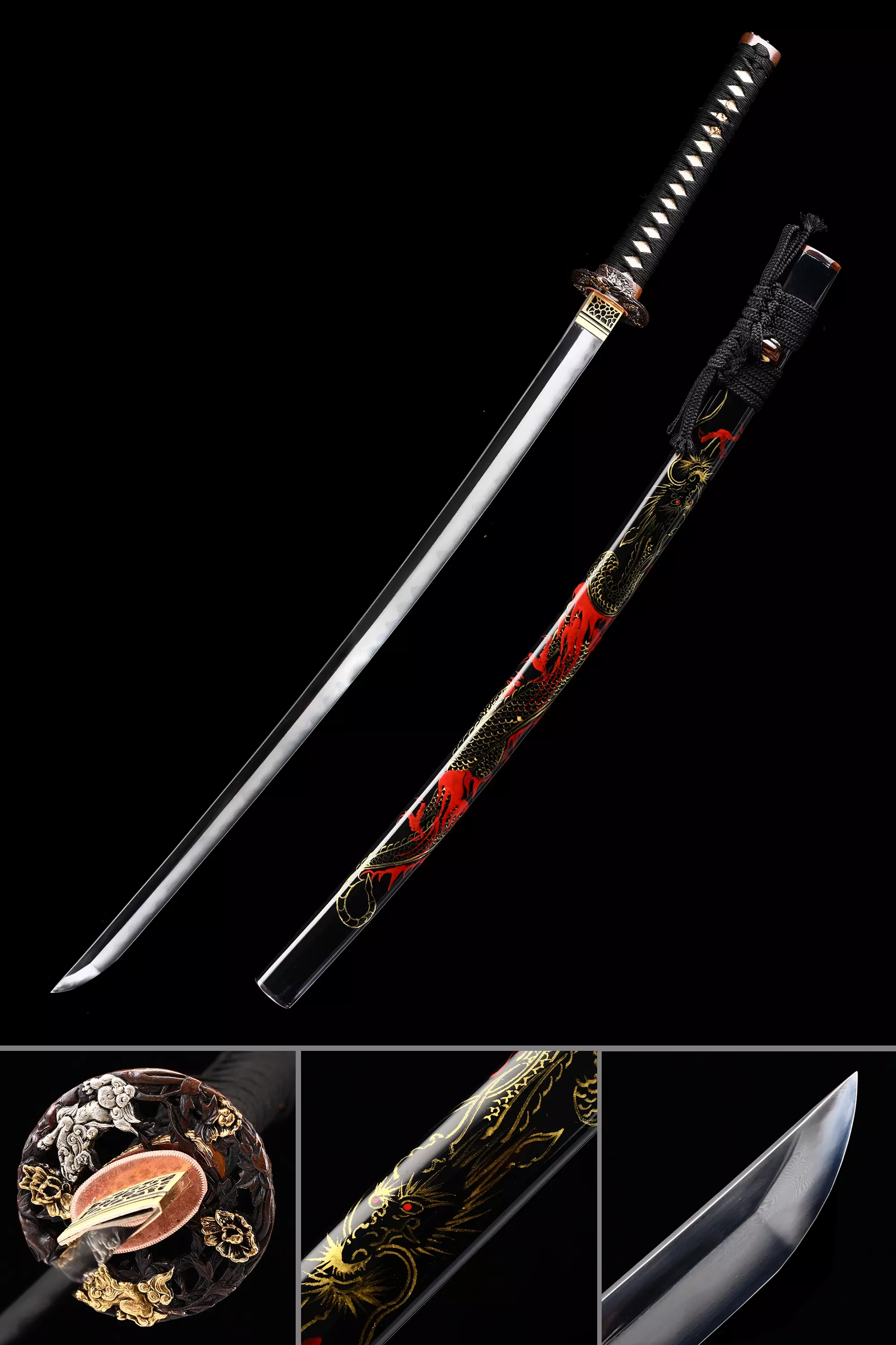 Auténtica Katana | Espada Katana Japonesa De Alto Rendimiento Razor ...