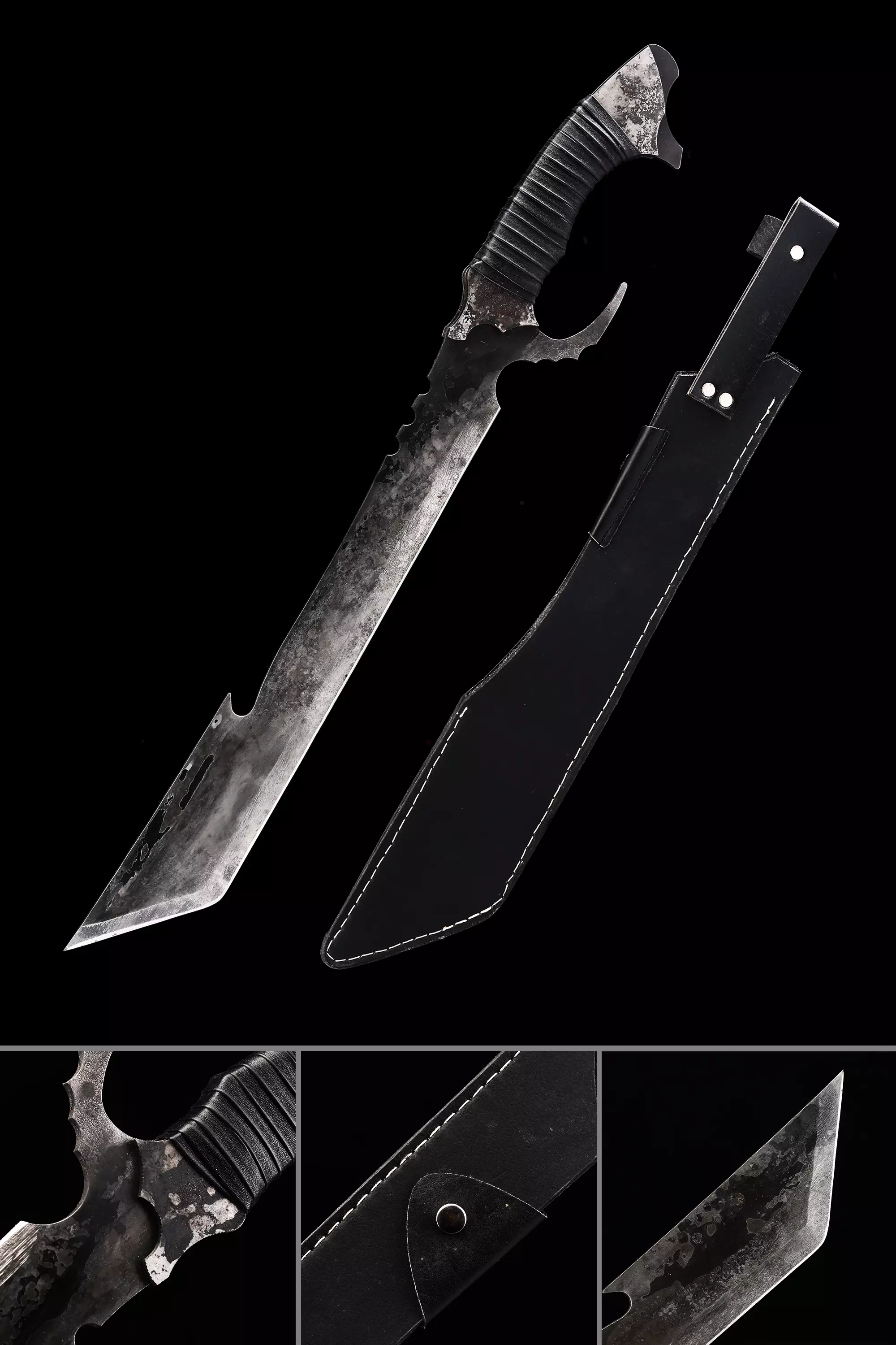 Zombie Killer Machete | Handmade Zombie Killer Combat Machete Sword ...