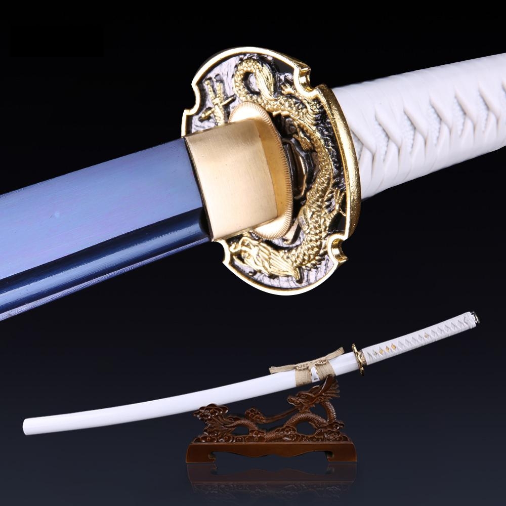 Blue Blade Katana, épée Katana Japonaise Faite à La Main En Acier Au ...