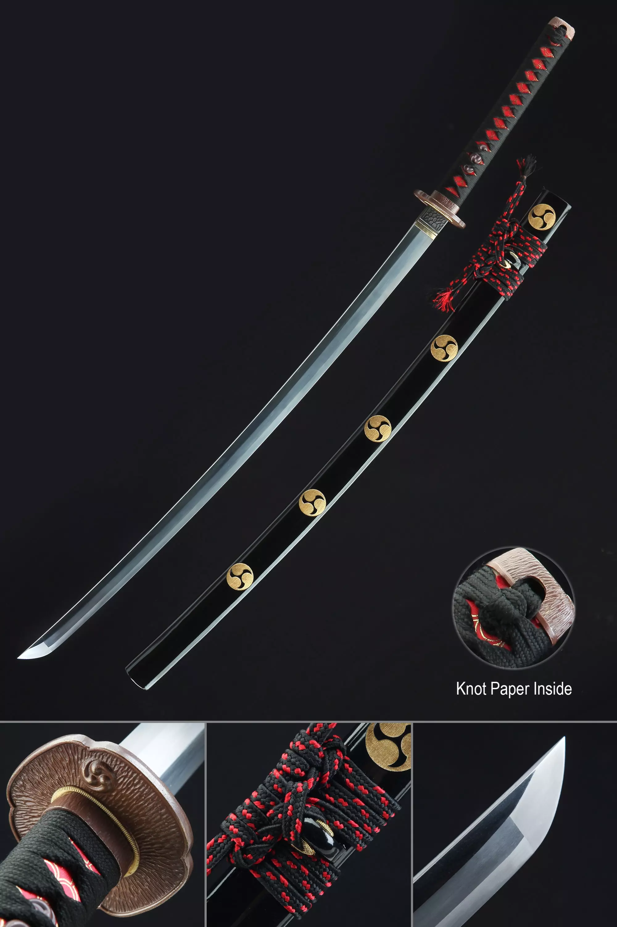 Real Katana | Handmade Real Japanese Katana Sword T10 Carbon Steel ...