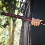 Katana Sword | Handmade Red Japanese Katana Sword With High Manganese ...