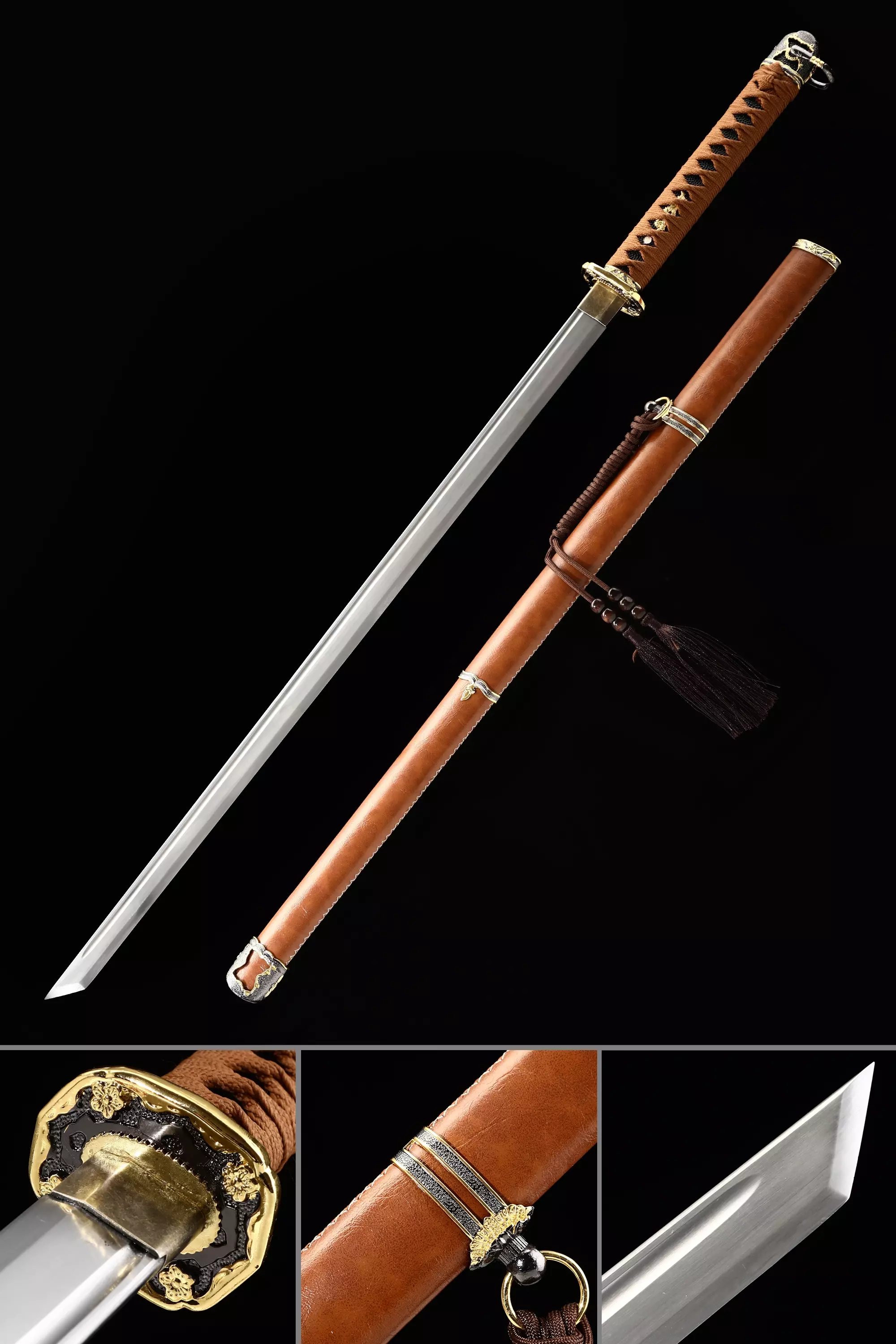 Ww2 Japanese Straight Sword | Wwii Japanese Army Officer's Shin ...