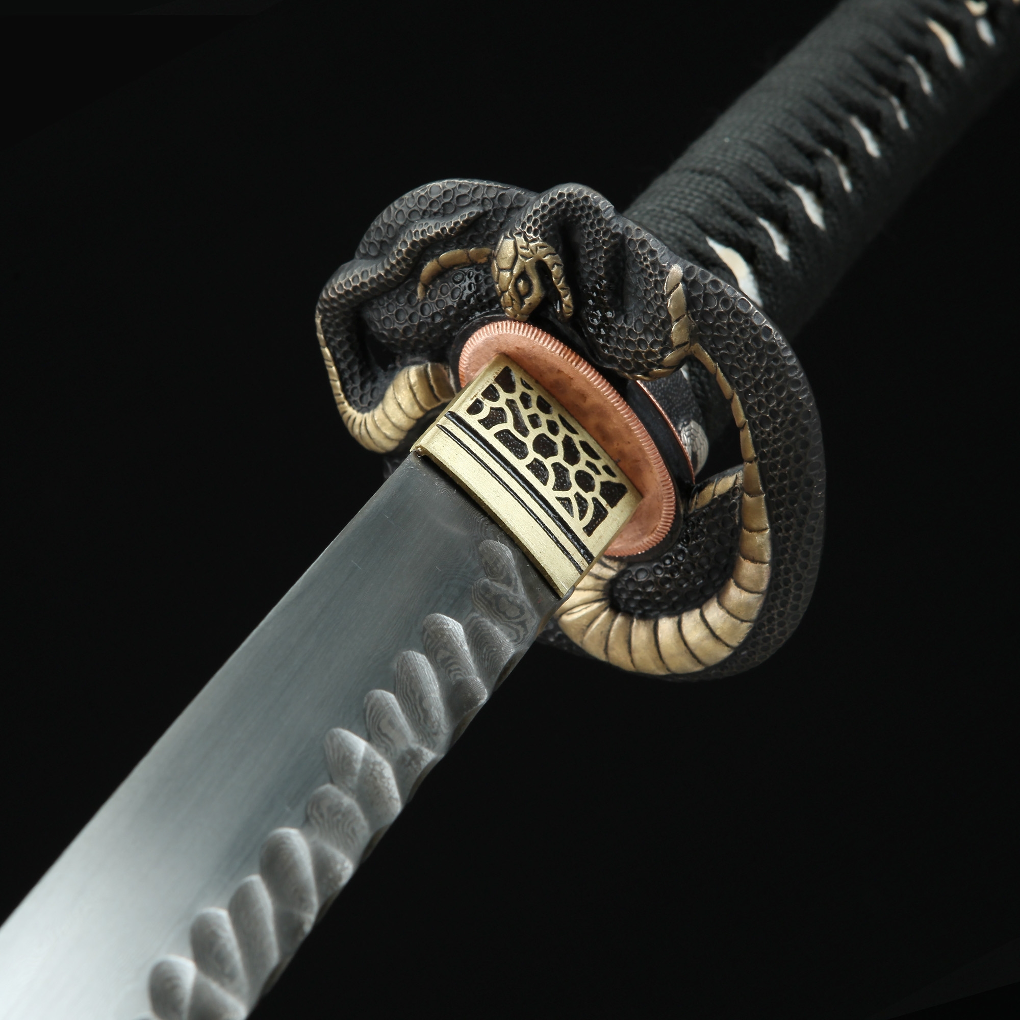 High-performance Pattern Steel Real Japanese Samurai Katana Sword With ...