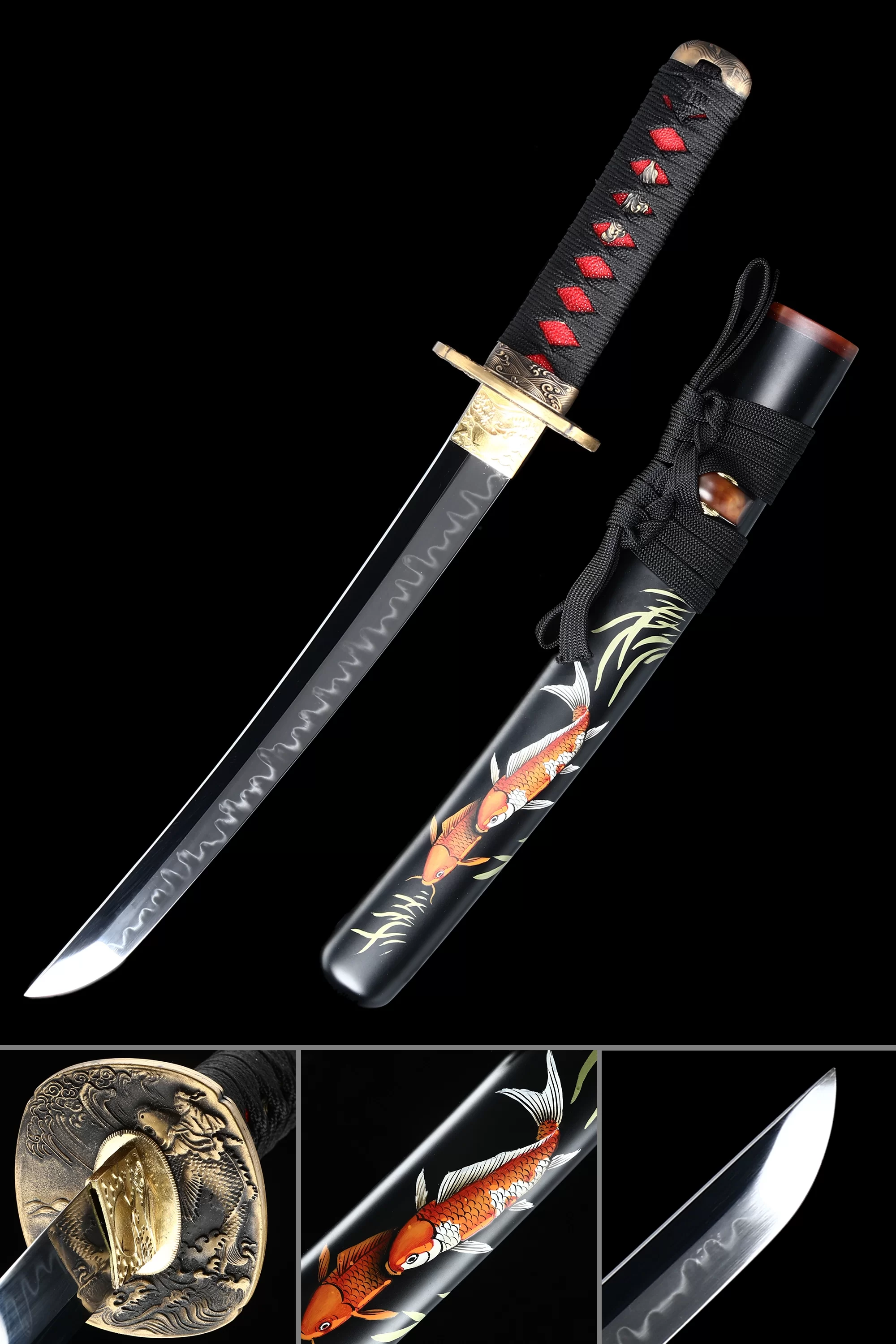 Tanto Sword | Handmade Full-tang T10 Carbon Steel Tanto Sword - TrueKatana