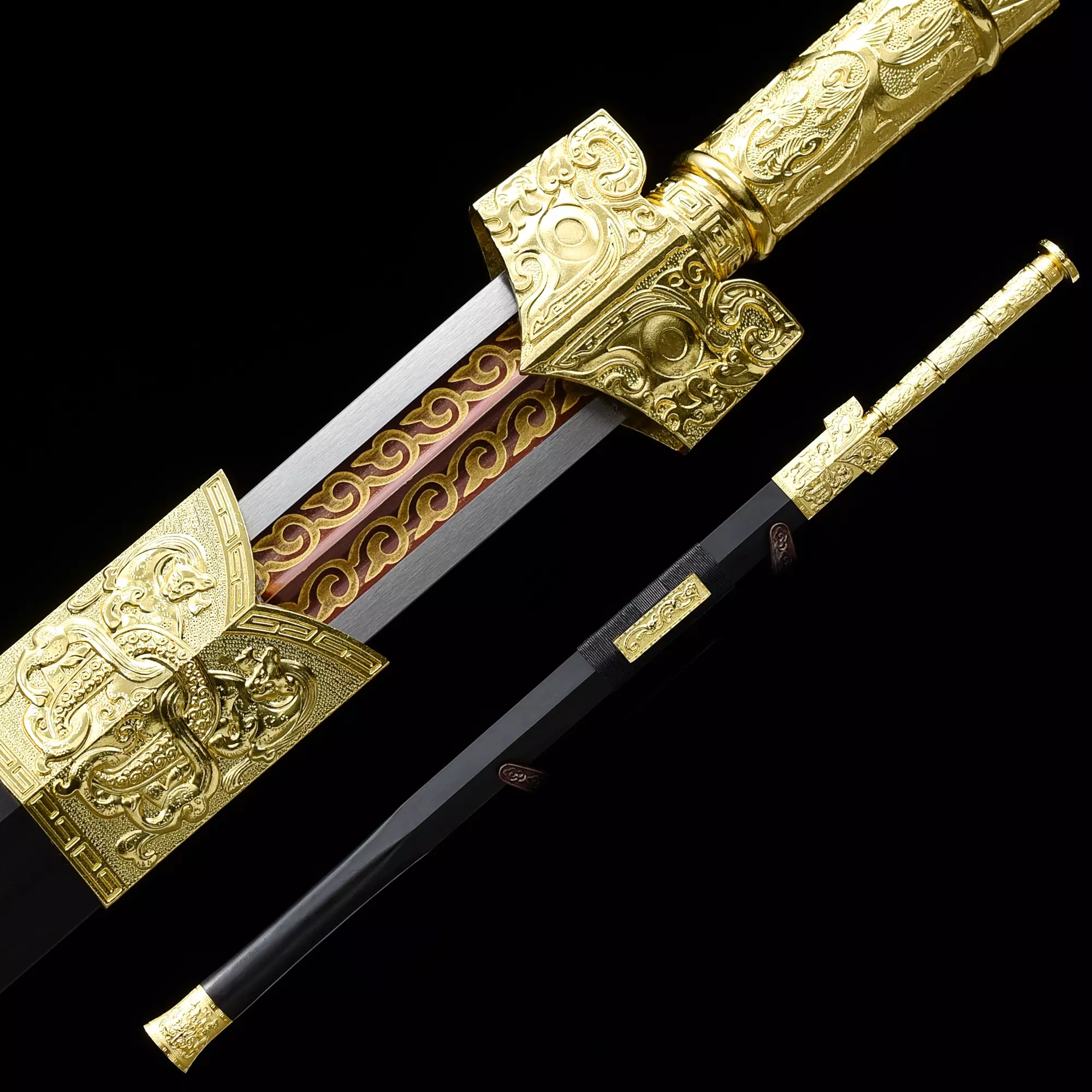 Han Sword | Handmade Spring Steel Branding Blade Chinese Han Dynasty ...